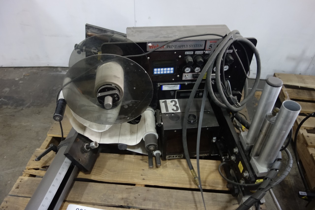 LOT OF 3 ASSORTED SE SATO SWING TAMP PRINTER APPLICATOR INDUSTRIAL ...