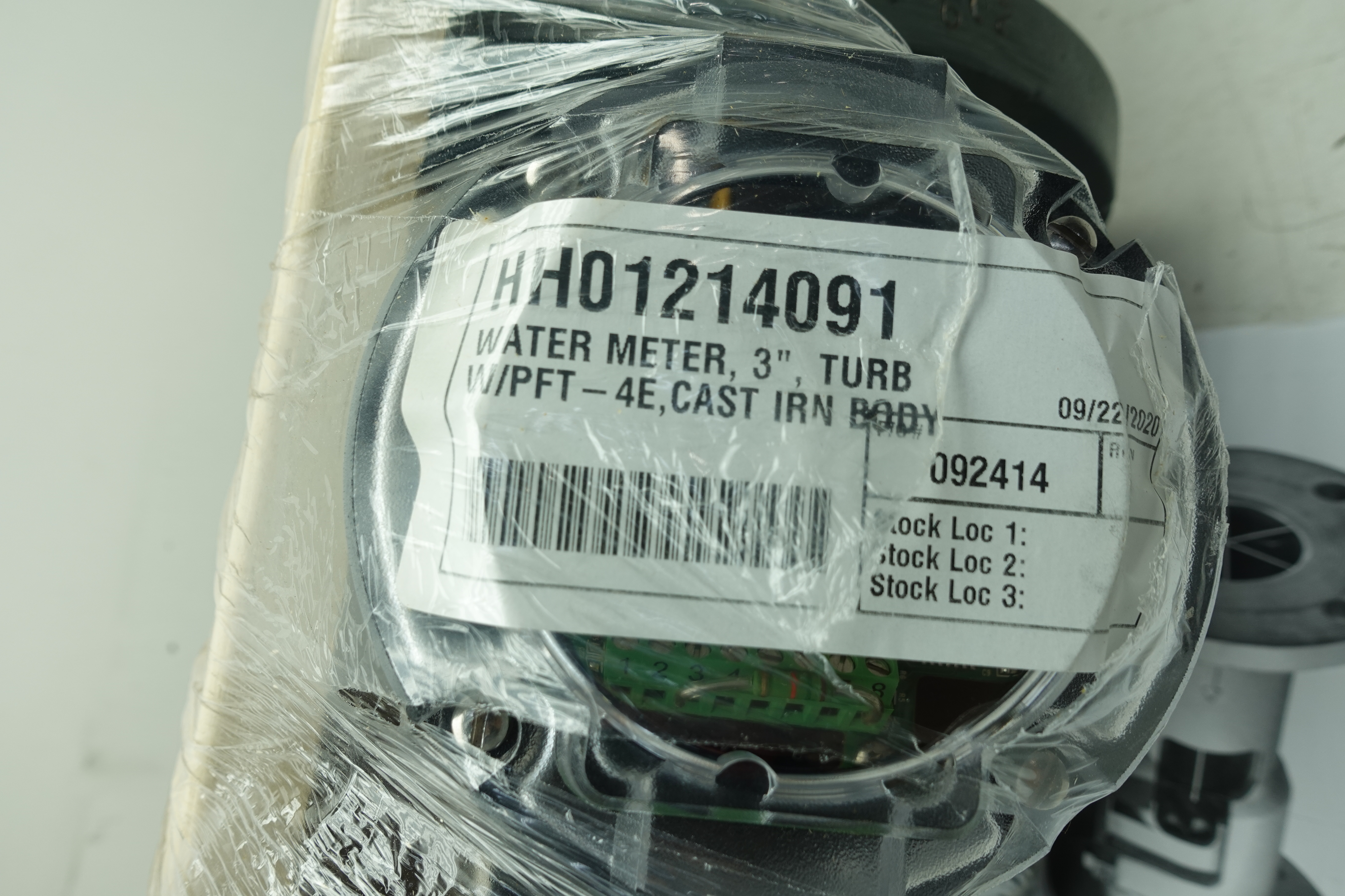 BADGER METER HH01214091 INDUSTRIAL TURBO WATER METER, 3" For Sale | Aucto