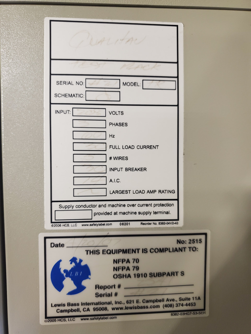 Qualitau MIRA Modular Integrated Reliability Analyzer 208V, 3Phase ...