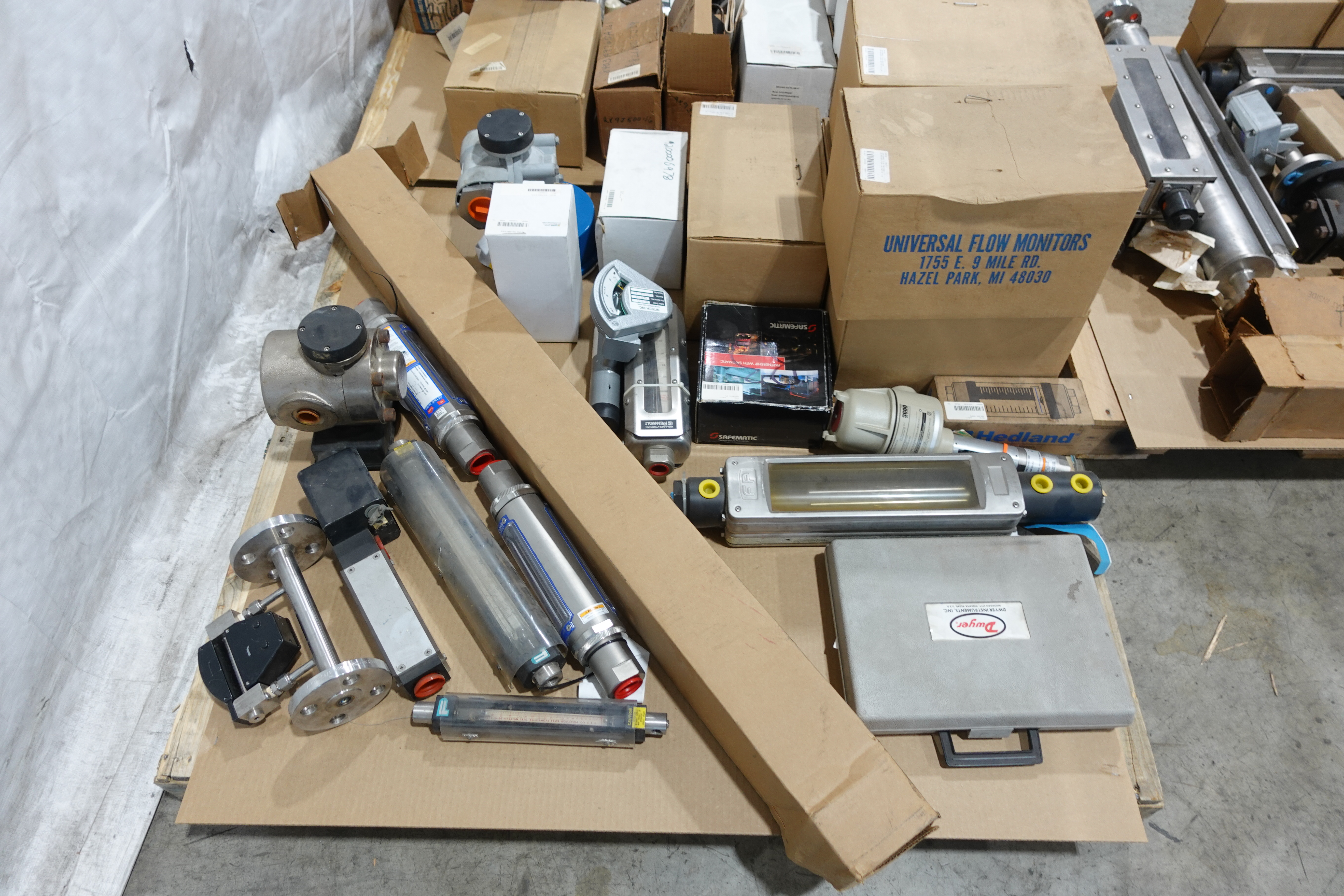 SKU 1728201 - 3 PALLETS OF ASSORTED FLOW METERS For Sale | Aucto