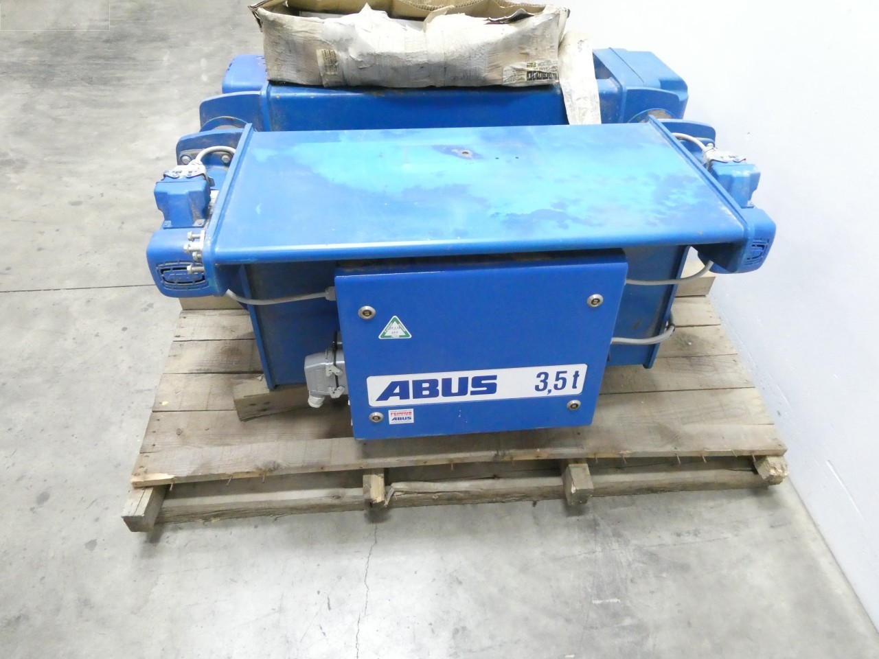 ABUS GM 2032 L6-191.21.243 E WIRE ROPE 3.5TON ELECTRIC HOIST For Sale ...