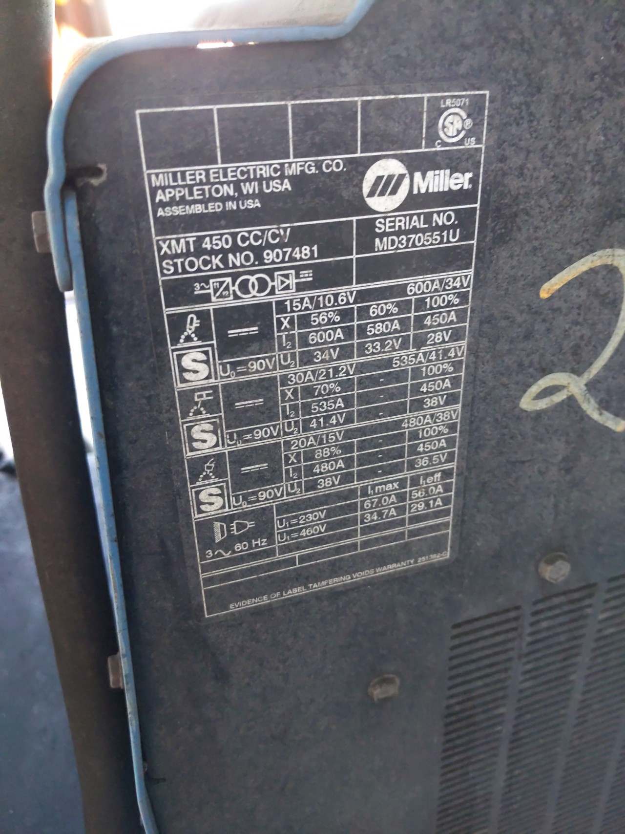 Miller XMT 450 CC/CV 4 pack Welder For Sale | Aucto