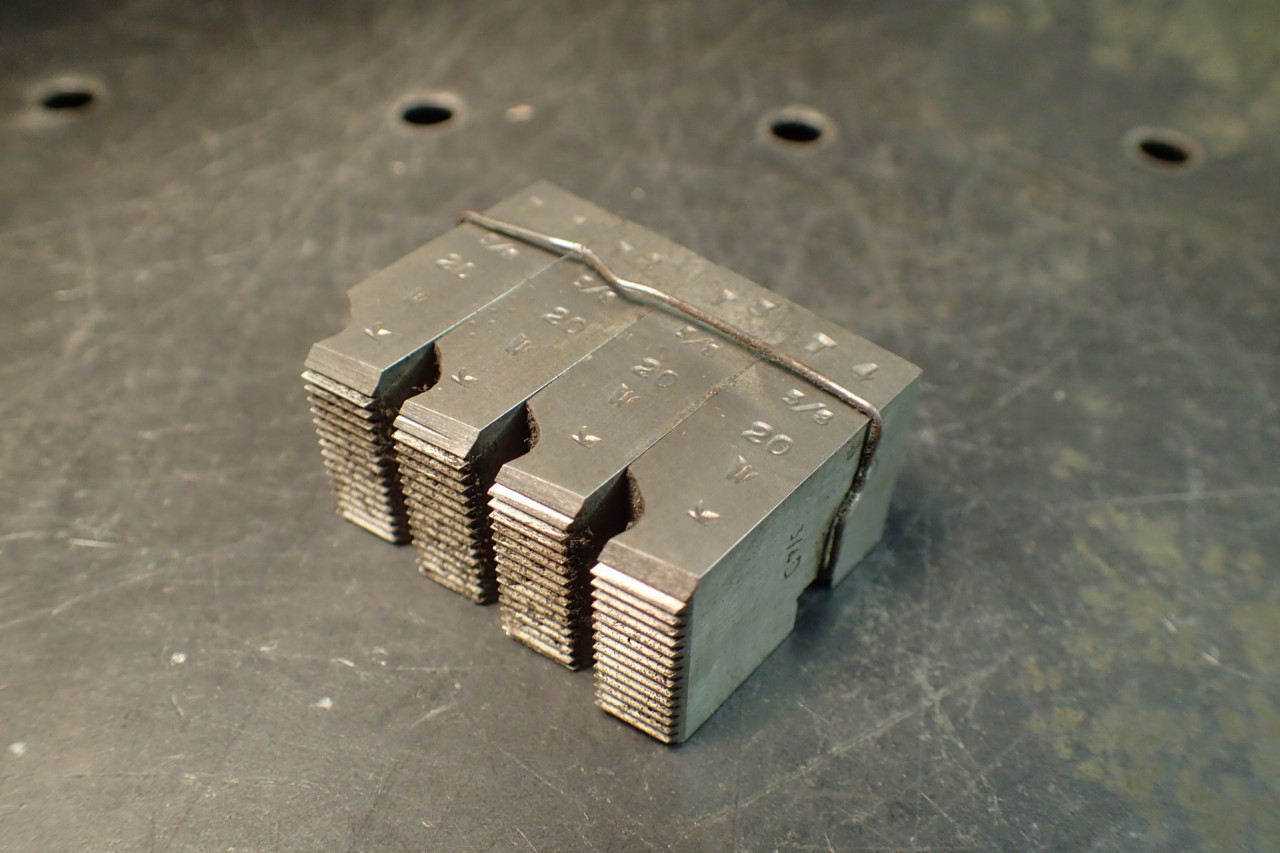 5/8" -20 NS Standard Thread Threading Chasers for Geometric 3/4"-D Die ...