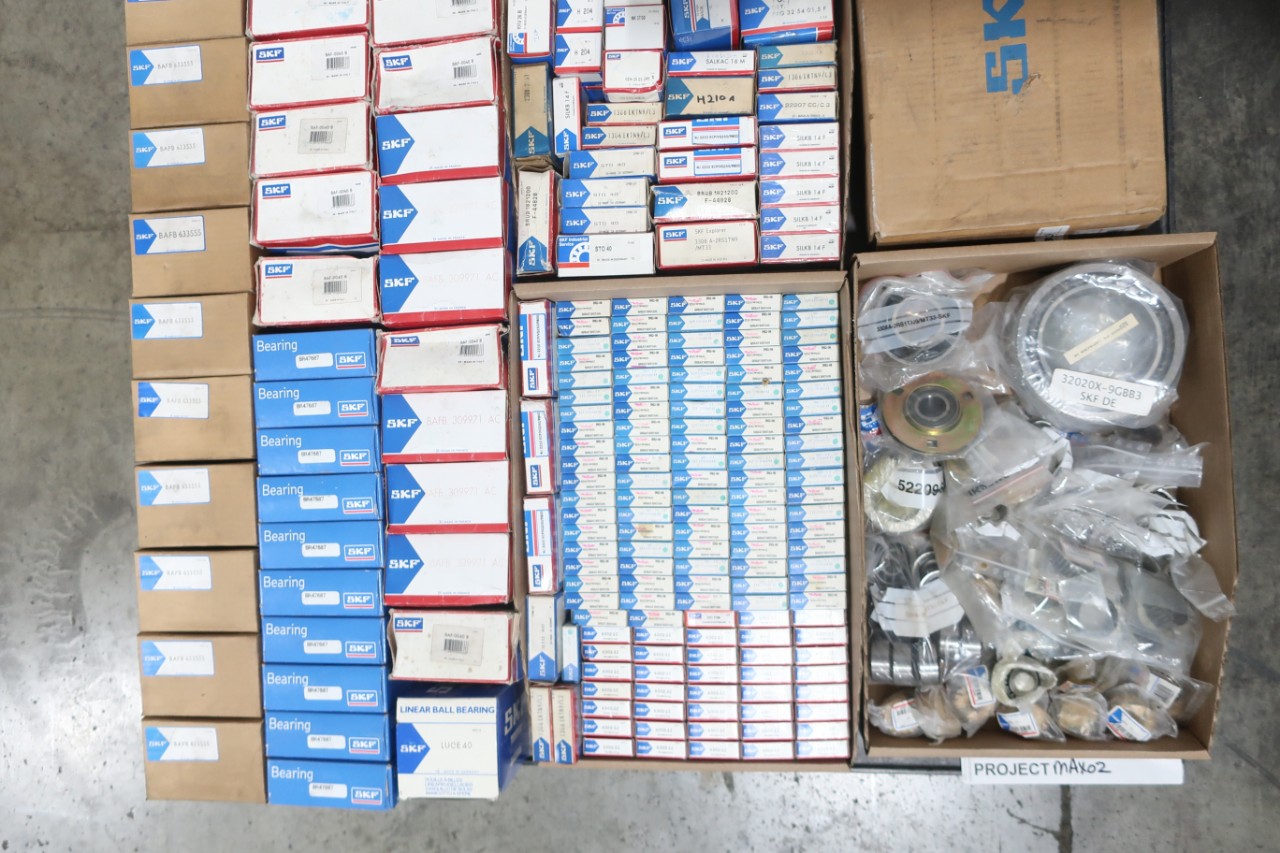 SKU 1074023 - 1 PALLET OF ASSORTED SKF BEARINGS
