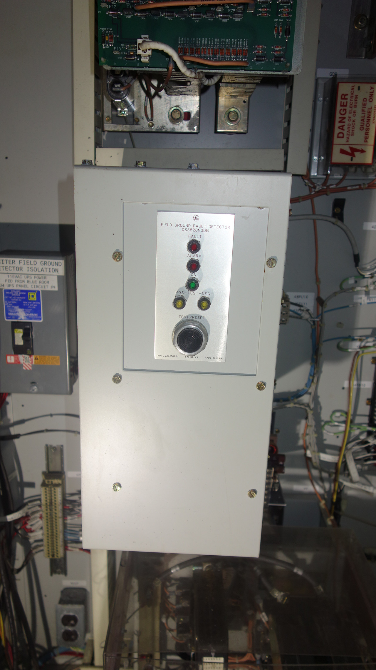 GE INDUSTRIAL EX2000 EXCITATION SYSTEM EXCITER