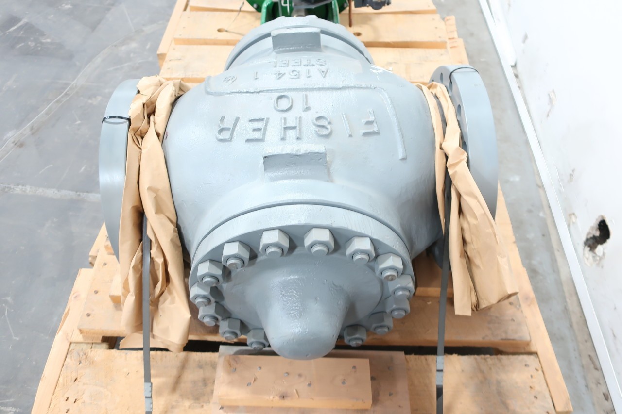FISHER 667-AC PNEUMATIC STEEL FLANGED CONTROL VALVE 10IN 300 For Sale ...
