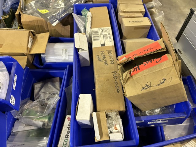 BULK LOT OF ELECTRICAL FITTINGS, RESISTORS, DANFOSS VFD, PVC FLEX ...