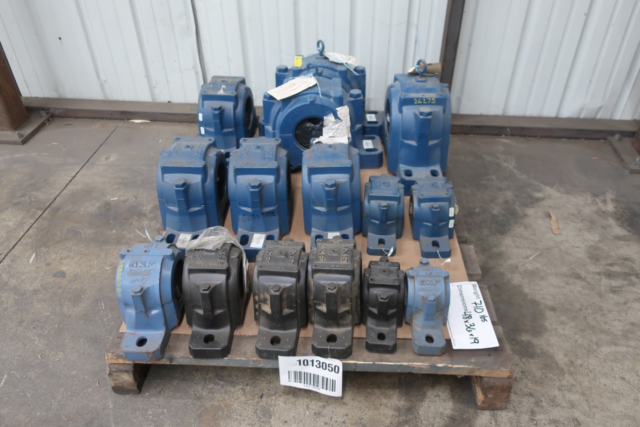 PALLET OF ASSORTED SKF SPLITCASE PILLOW BLOCK BEARING HOUSEINGS For ...