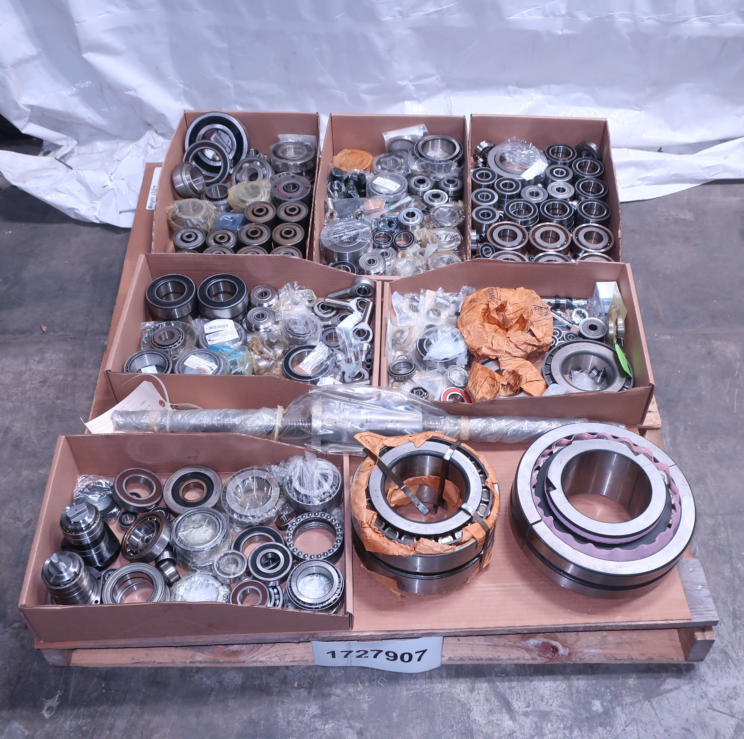 SKU 1727907 - PALLET OF ASSORTED BEARINGS, TIMKEN, INA, FAFNIR, SKF ...
