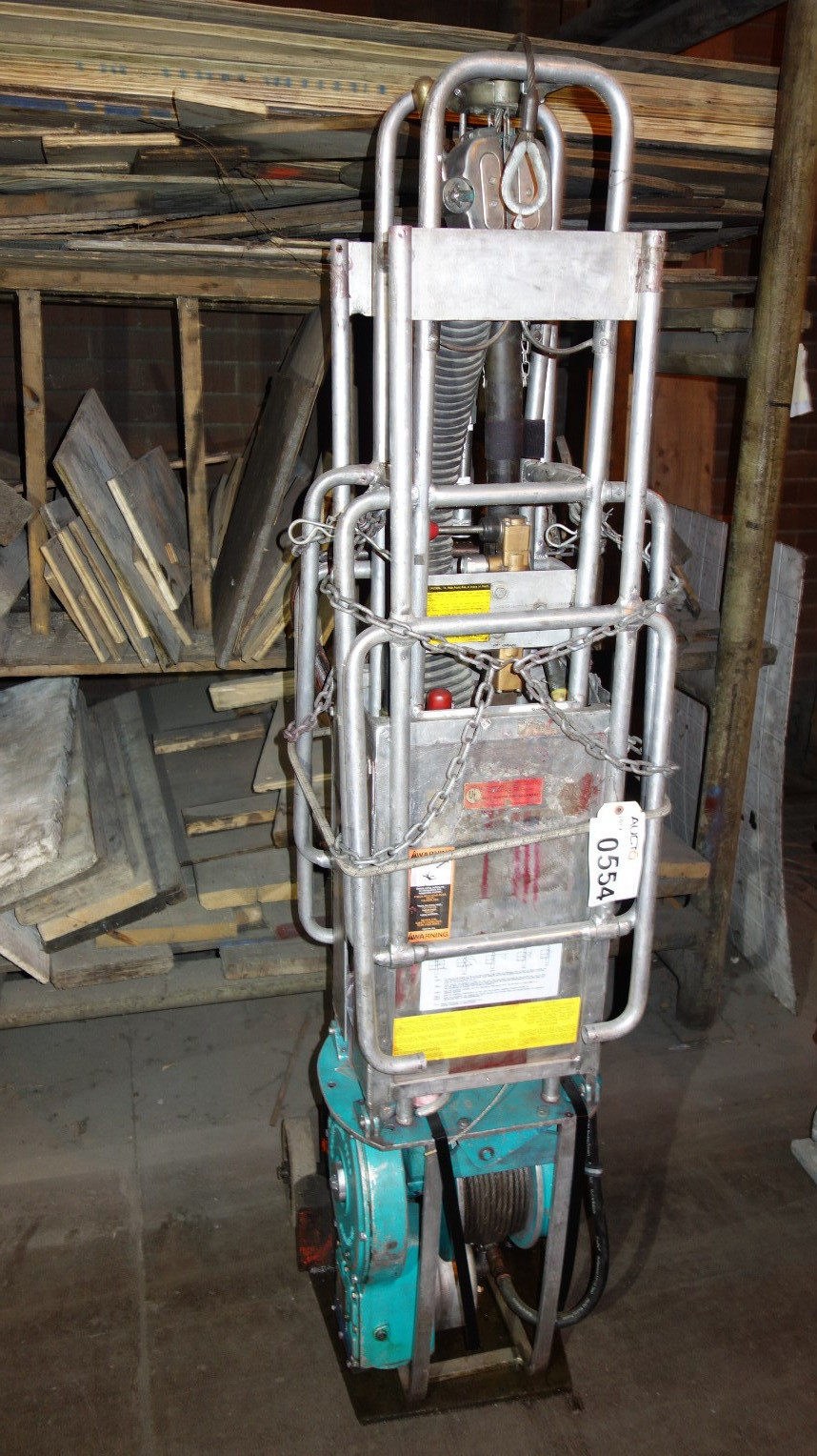 SPIDER STAGING SUSPENDED SCAFFOLDING PLATFORM 750LBS W/ DU-1018 WINCH ...