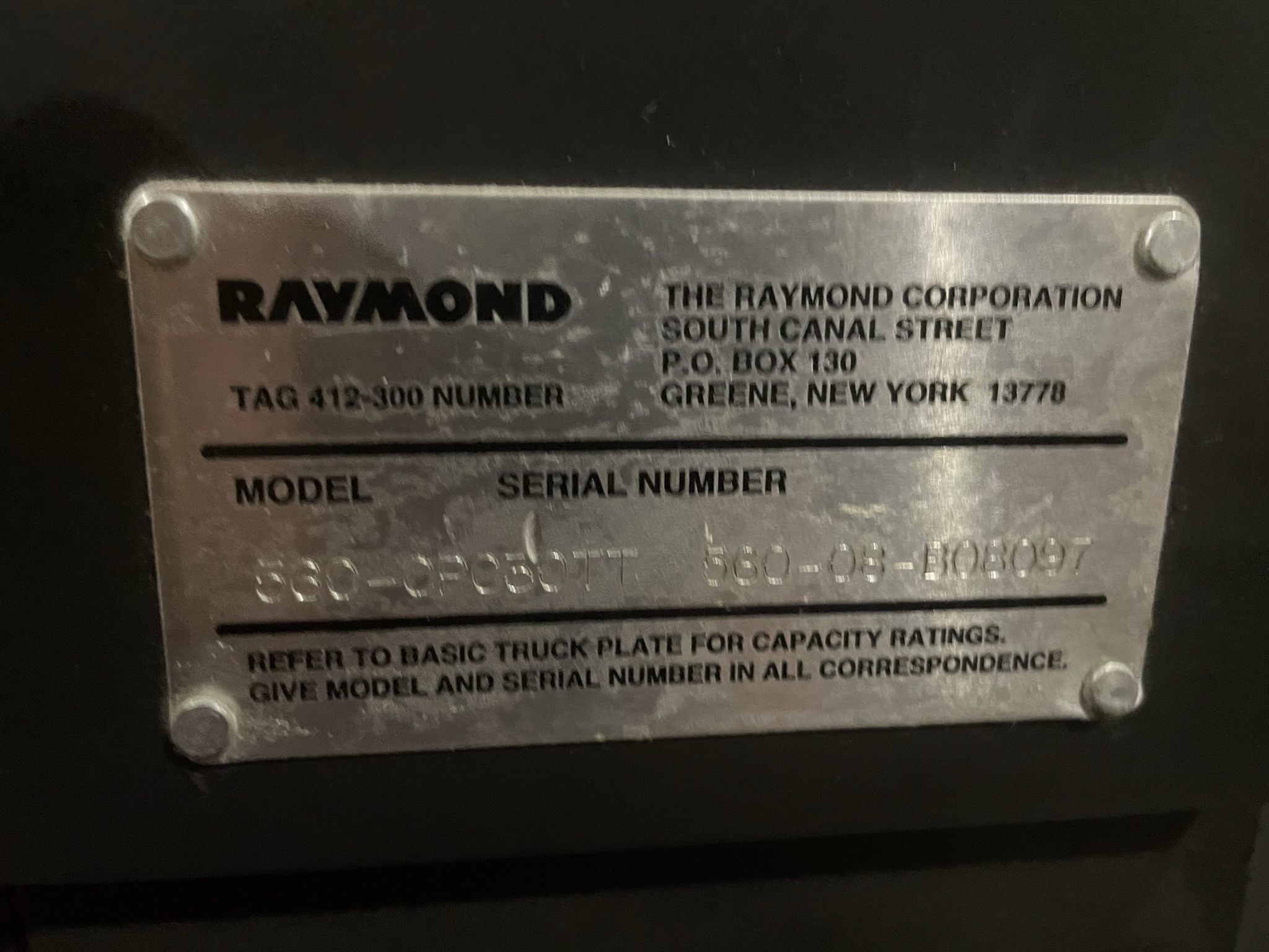 2008 RAYMOND 560-OPC30TT ORDER PICKER