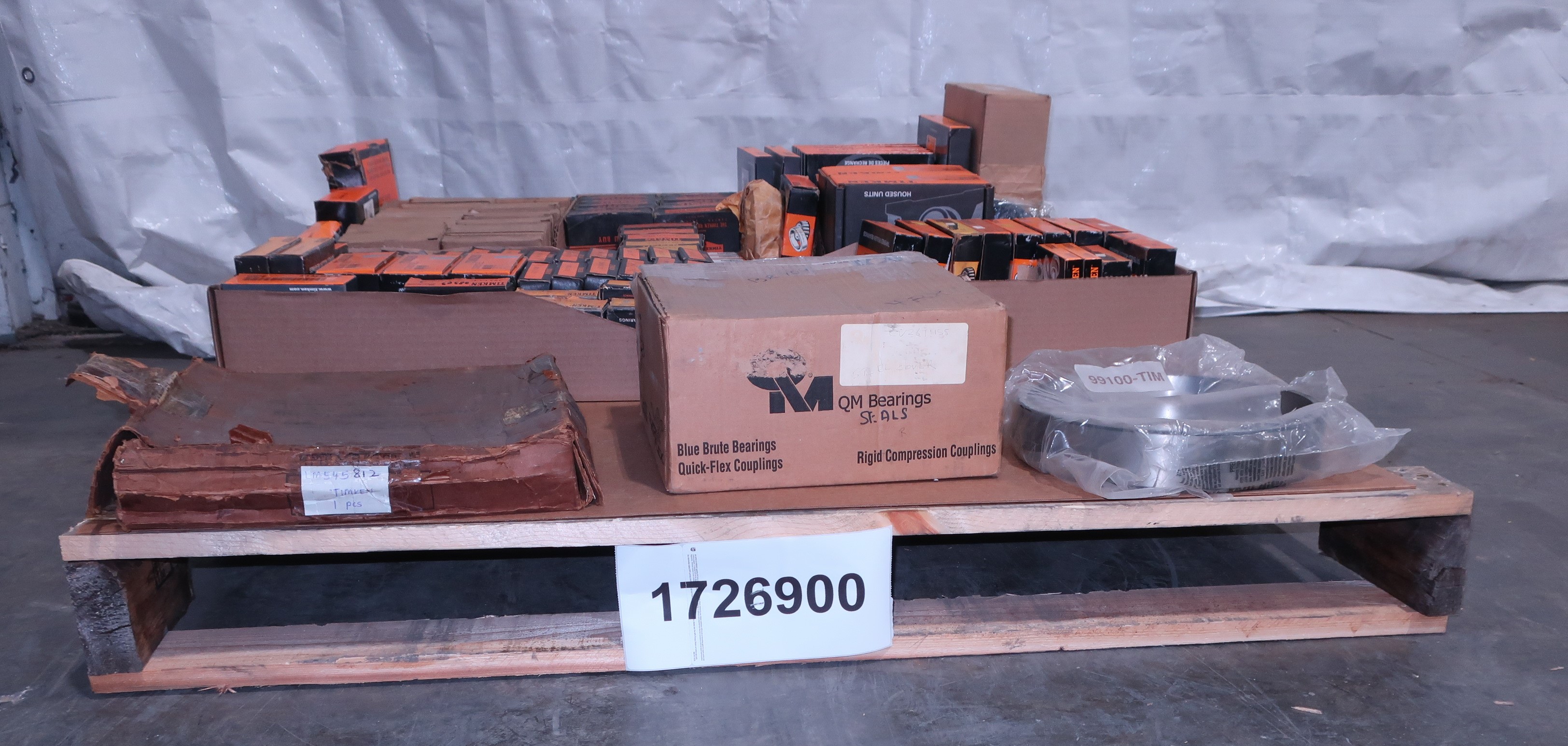 SKU 1726900 - PALLET OF ASSORTED TIMKEN BEARINGS AND PARTS For Sale | Aucto