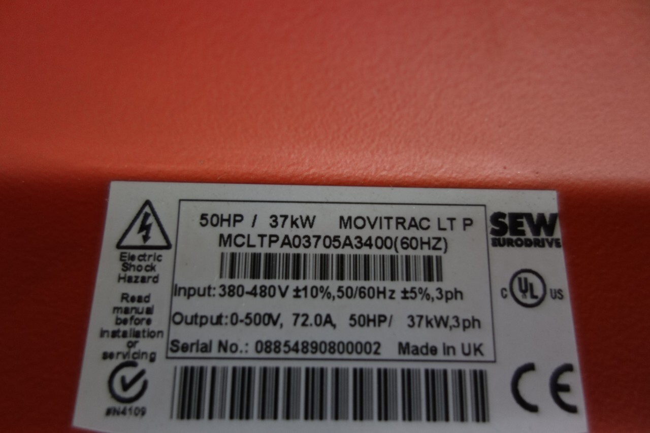 LOT OF 2 SEW EURODRIVE AC VFD DRIVES For Sale | Aucto