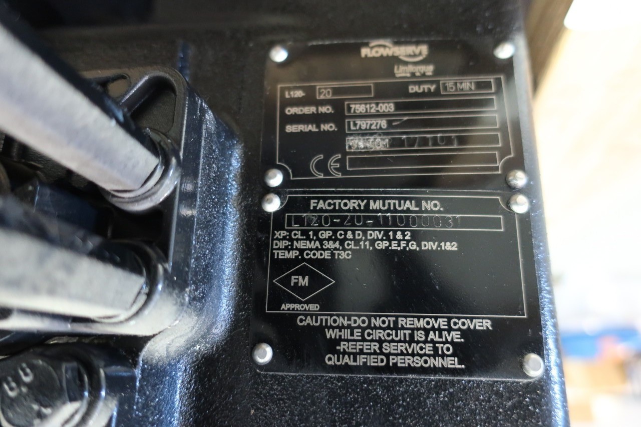 LIMITORQUE ELECTRIC VALVE ACTUATOR