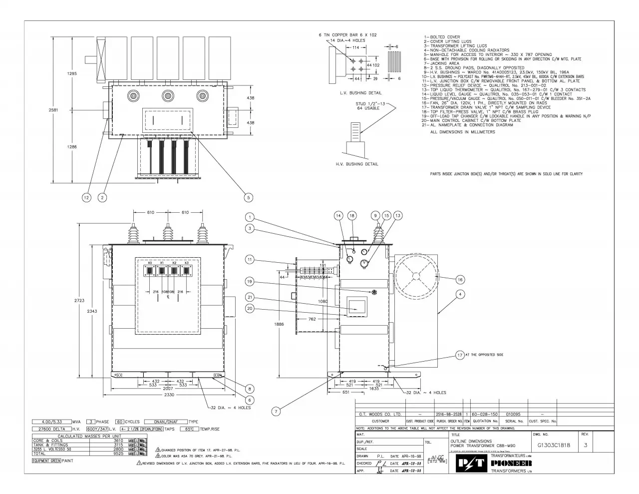 Pioneer Substation Transformer For Sale | Aucto