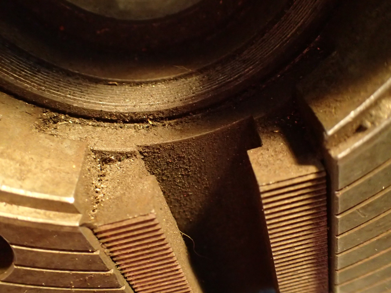 Gamet Super 10" (250mm) 3-Jaw CNC Chuck: 2-5/8" Thru Hole, Plain Back ...