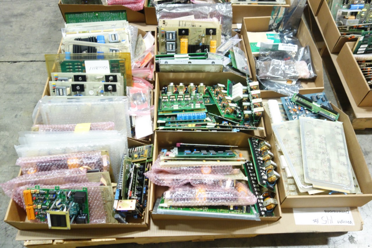 3 PALLETS OF ASSORTED PCB CIRCUIT BOARDS For Sale | Aucto