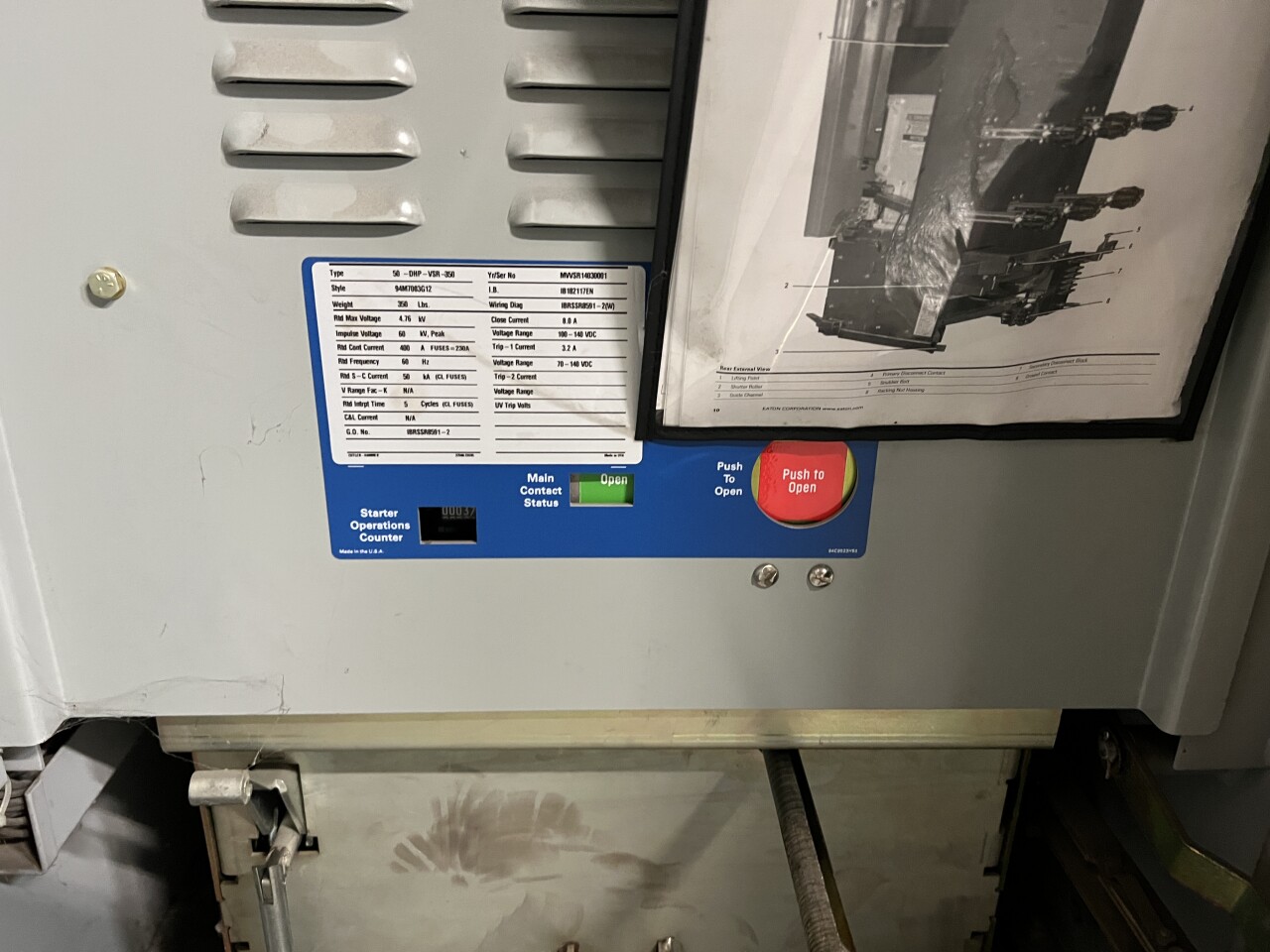 6x Eaton VR/VSR series vacuum breakers/starters For Sale | Aucto