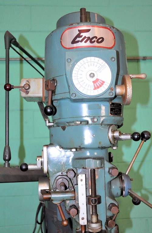 ENCO 100-1429 R-8, Horizontal Milling Machine, S/N 760178, 1-HP