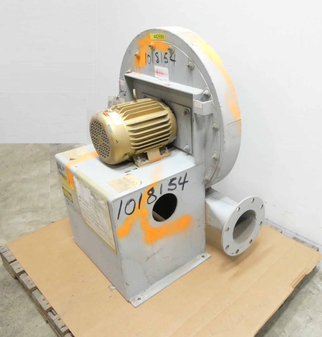 TWIN CITY FAN & BLOWER TBNA-SW CENTRIFUGAL BLOWER