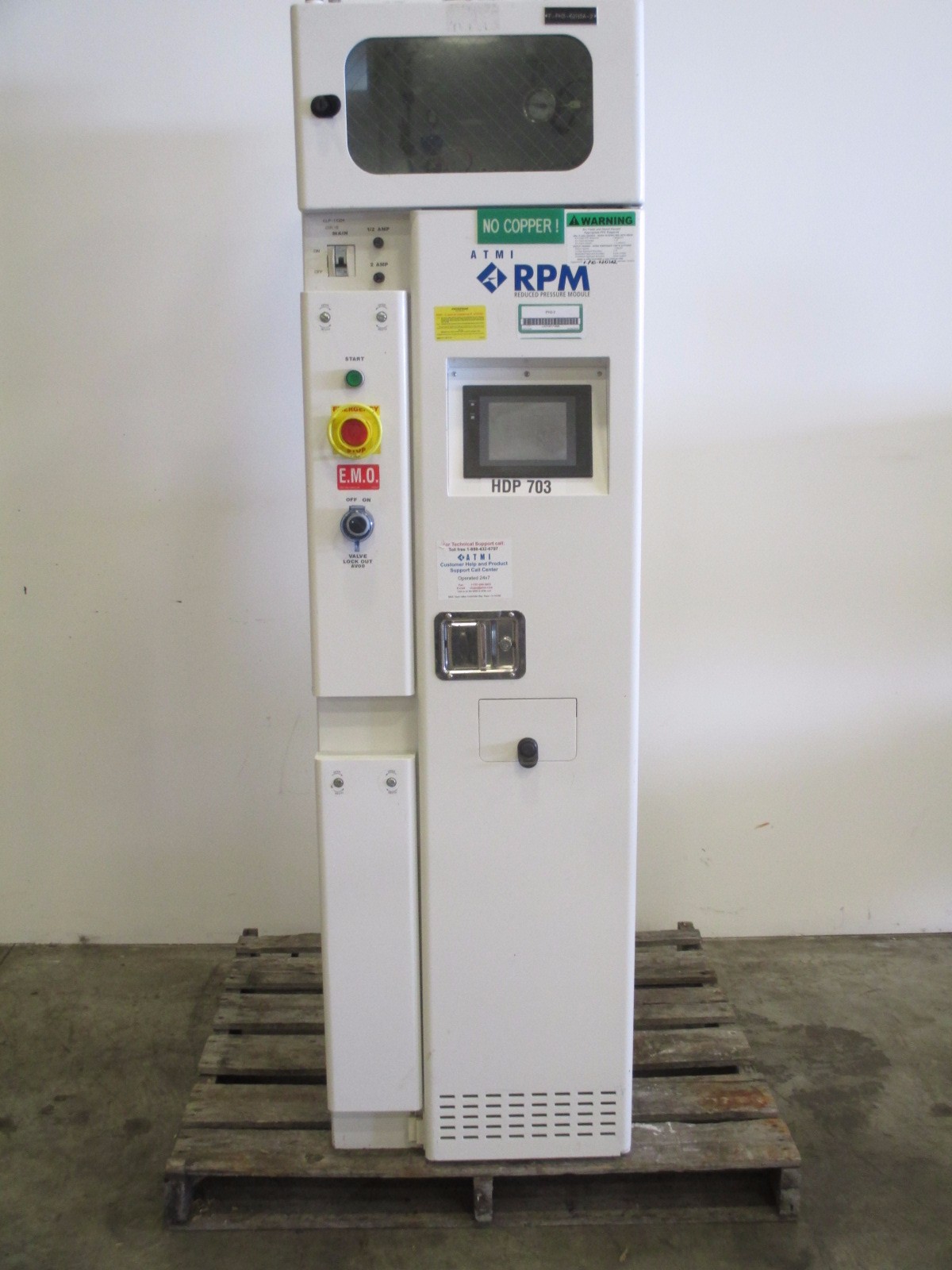 ATMI RPM-49116 REDUCED PRESSURE MODULE GAS DELIVERY SYSTEM