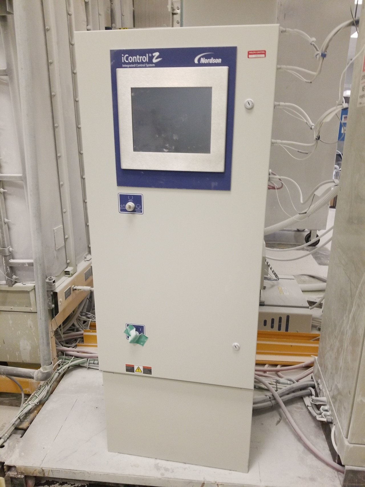 Parker Ionics Powder Coat Application Booth with Nordson Prodigy Manual ...