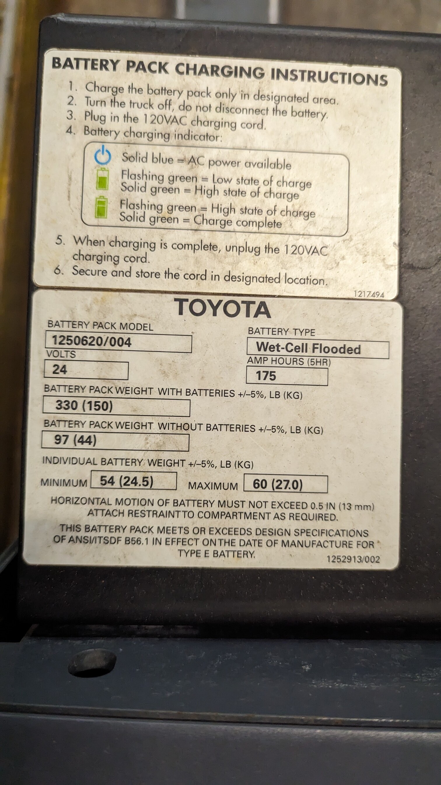 Toyota 8HBW23 24V Electric Pallet Jack