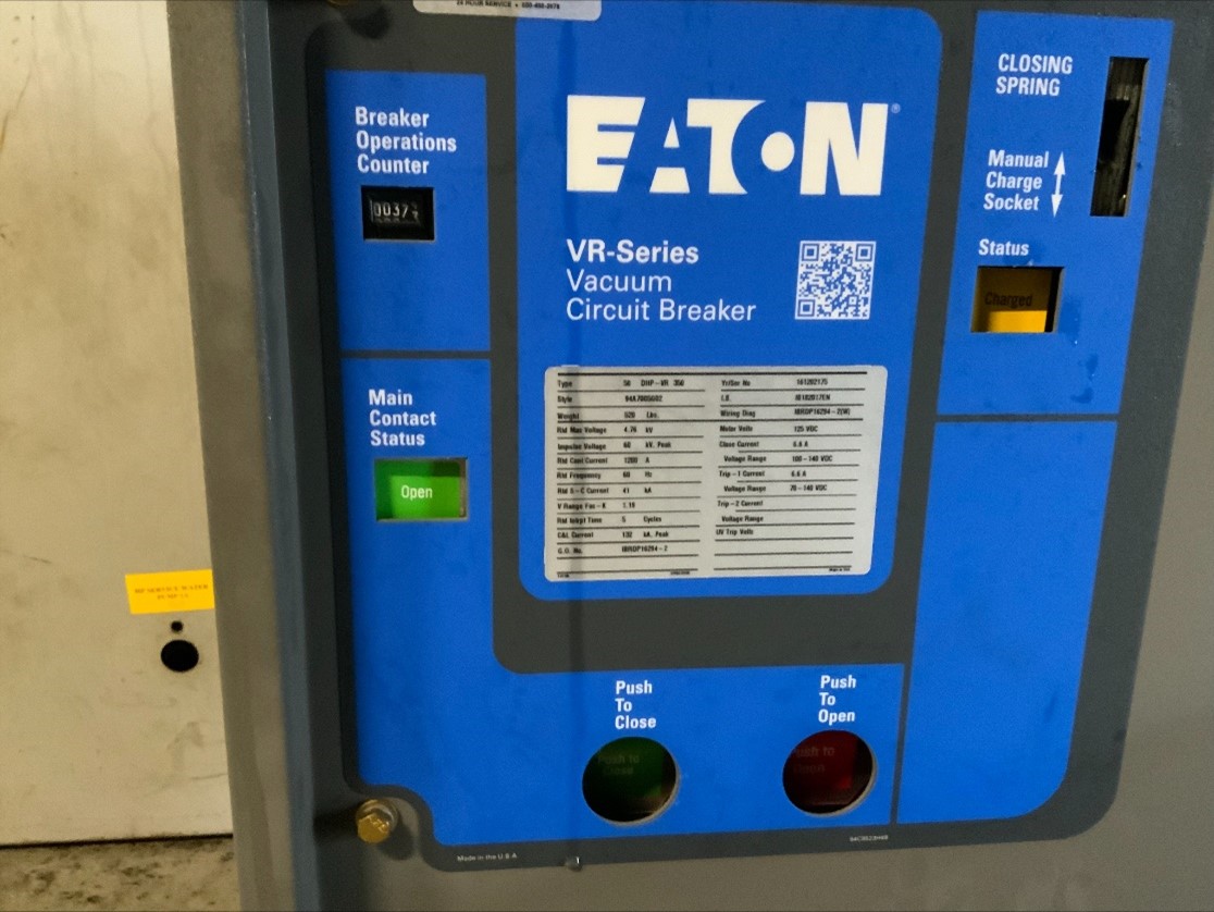 Eaton VR Series Vacuum Circuit Breaker