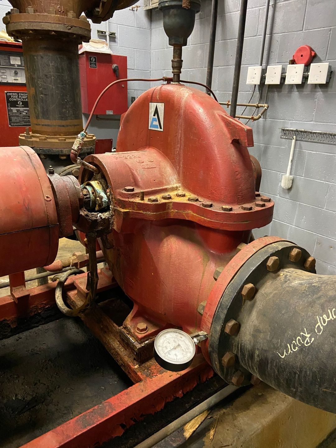 1995 CUMMINS 359 CID 5.9L SERIES 403 DIESEL ENGINE FIRE PUMP SYSTEM