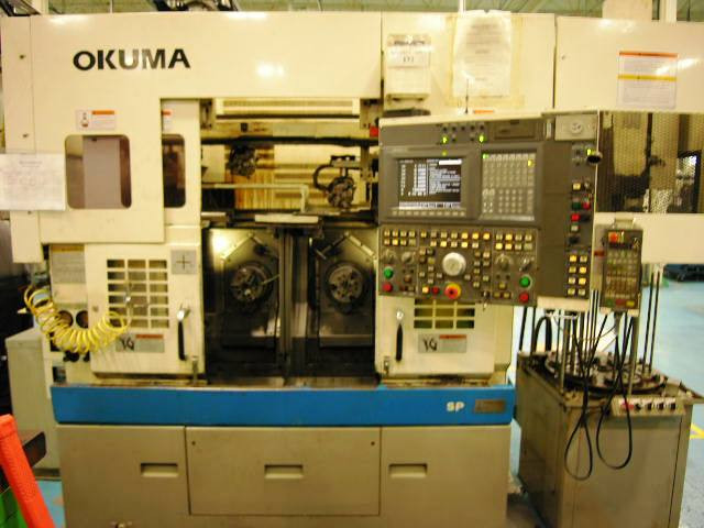 Okuma Twin Spindle lathe with Gantry & Auto Loader