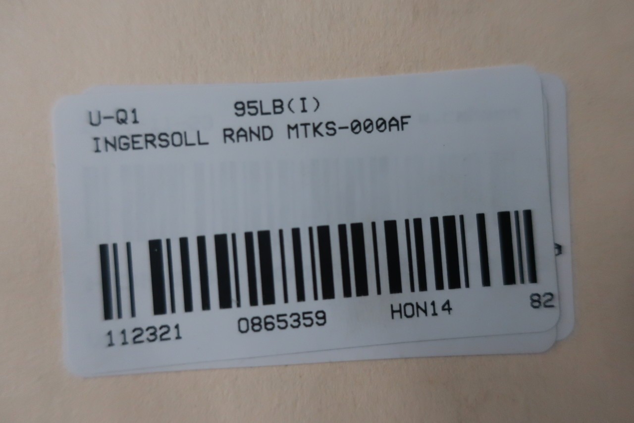 INGERSOLL RAND MTKS-000AF AIR DRIVEN TROLLEY