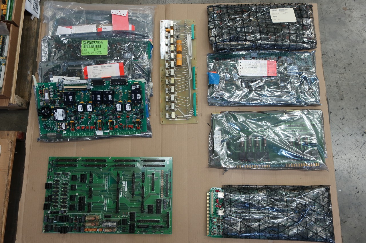 3 PALLETS OF ASSORTED PCB CIRCUIT BOARDS