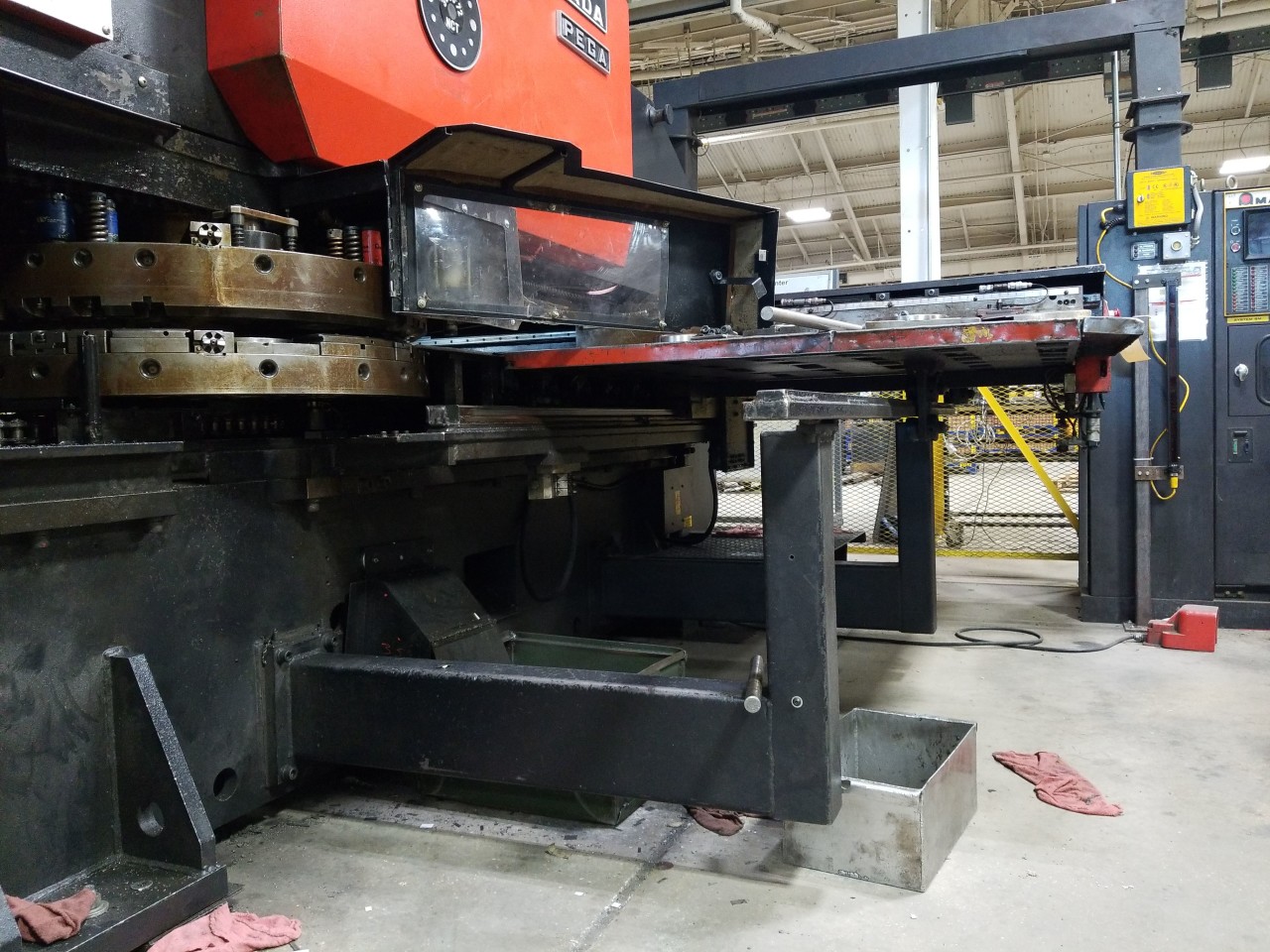 Amada PEGA-357 305072 CNC Turret Punch Press with AMADA-FANUC-P ...
