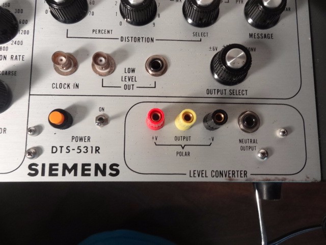 Siemens DTS-531R Distortion Test Set With Logic Diagraman