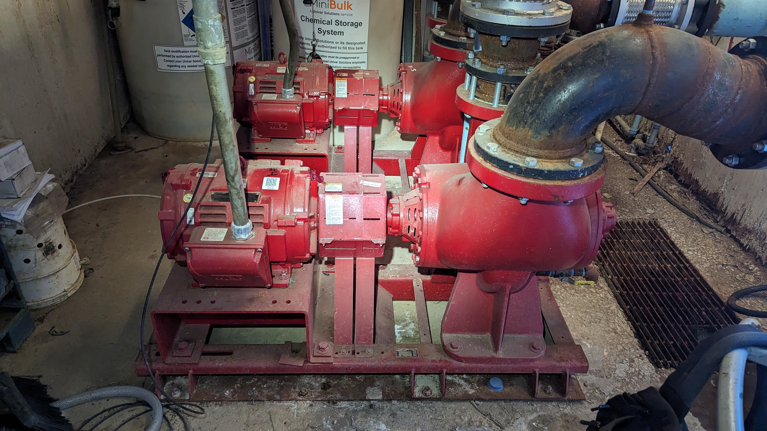 Bulk Lot of Bell & Gossett Circulating Pumps with WEG 30HP Motor - QTY ...