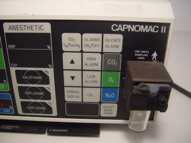 Datex Capnomac II Anaesthetic Monitor Anesthesia Monitor Type AGM-103 ...