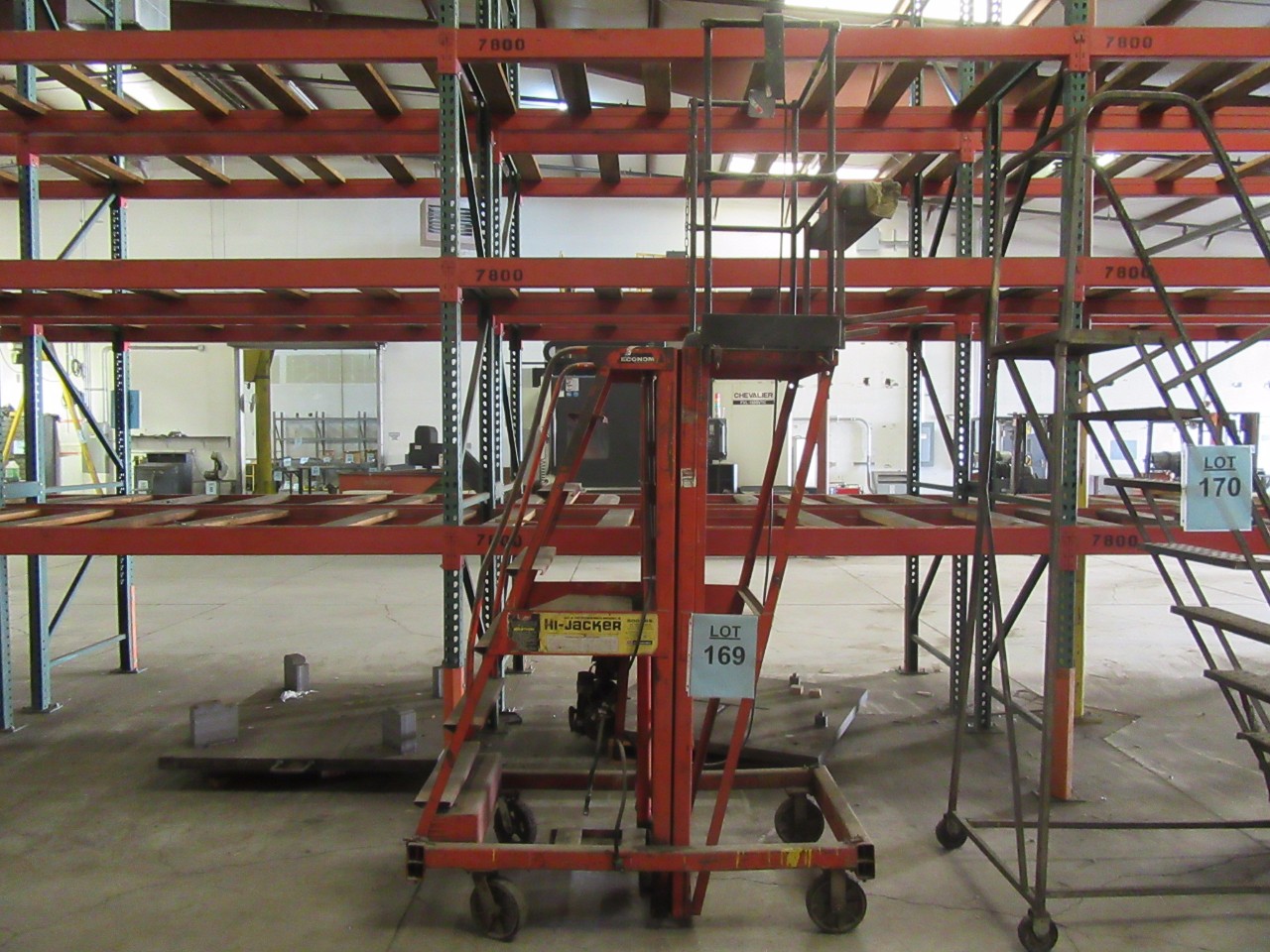 HI-JACKER TELESCOPING WORK PLATFORM, PLATFORM HIGH 15' FT, MAX 500LBS ...