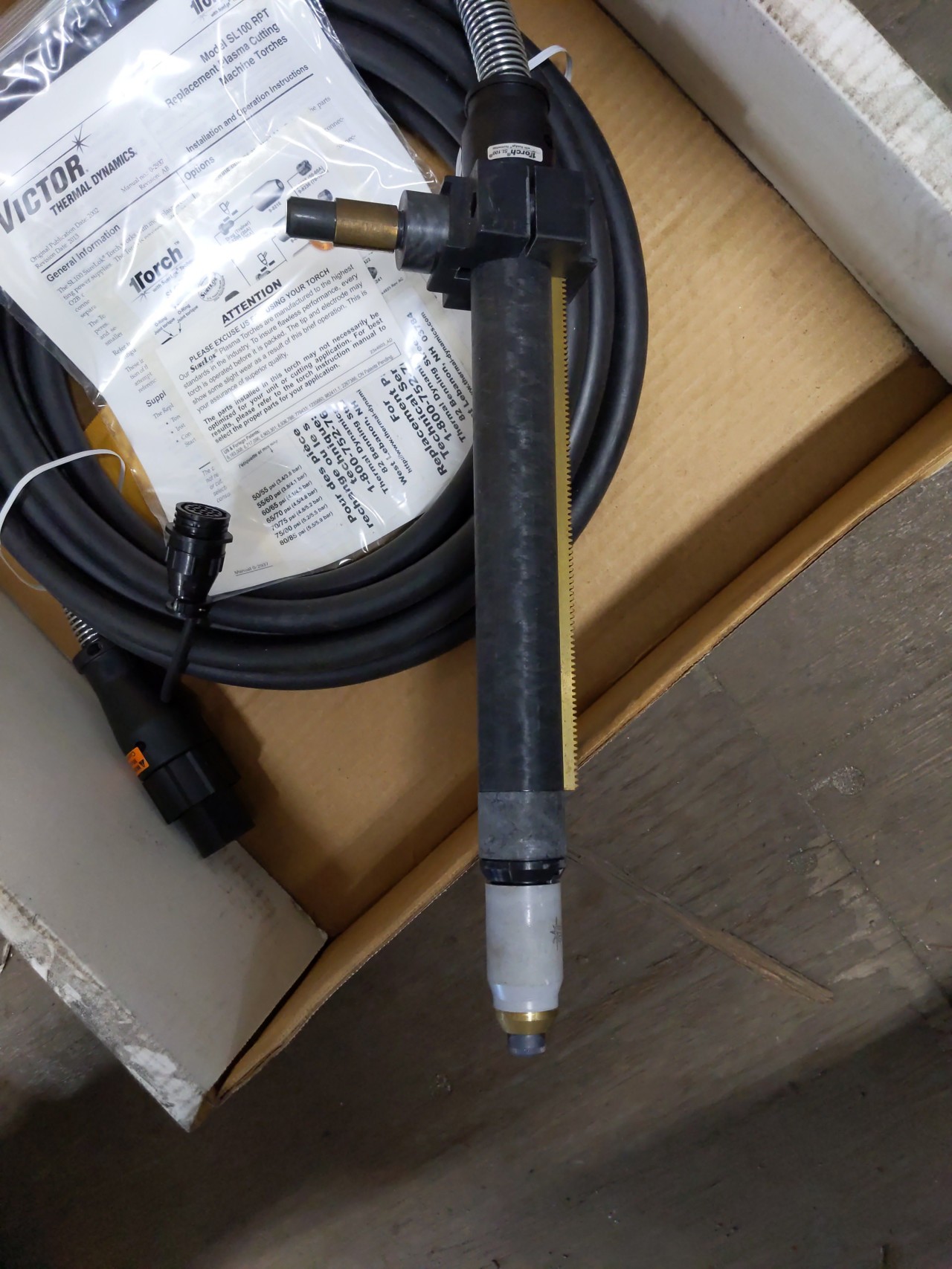 Victor thermal dynamics SL 100 RPT Plasma cutting torch For Sale | Aucto