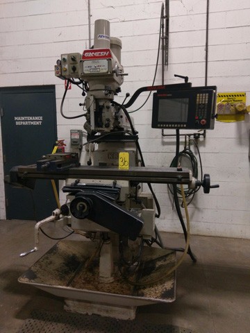King Rich Industries/Ganesh GMV3 KR-V-2500 10" X 54" Milling Machine W ...