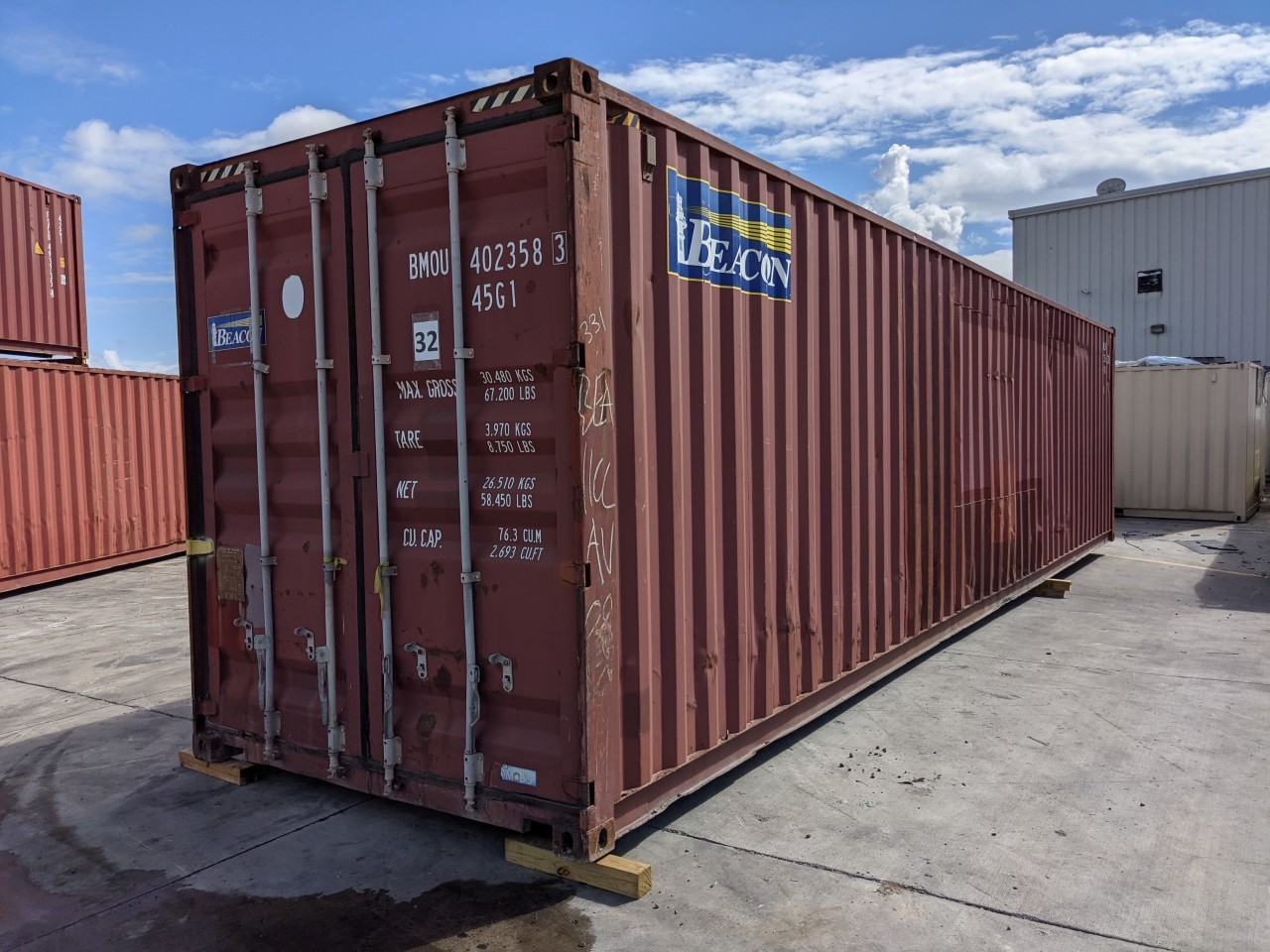 BEACON 40FT HIGH CUBE SHIPPING CONTAINER