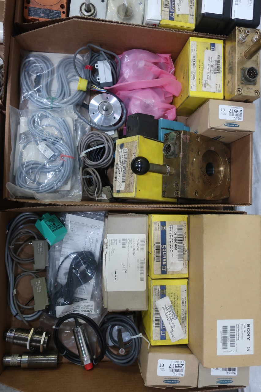 3 PALLETS OF ASSORTED SENSORS