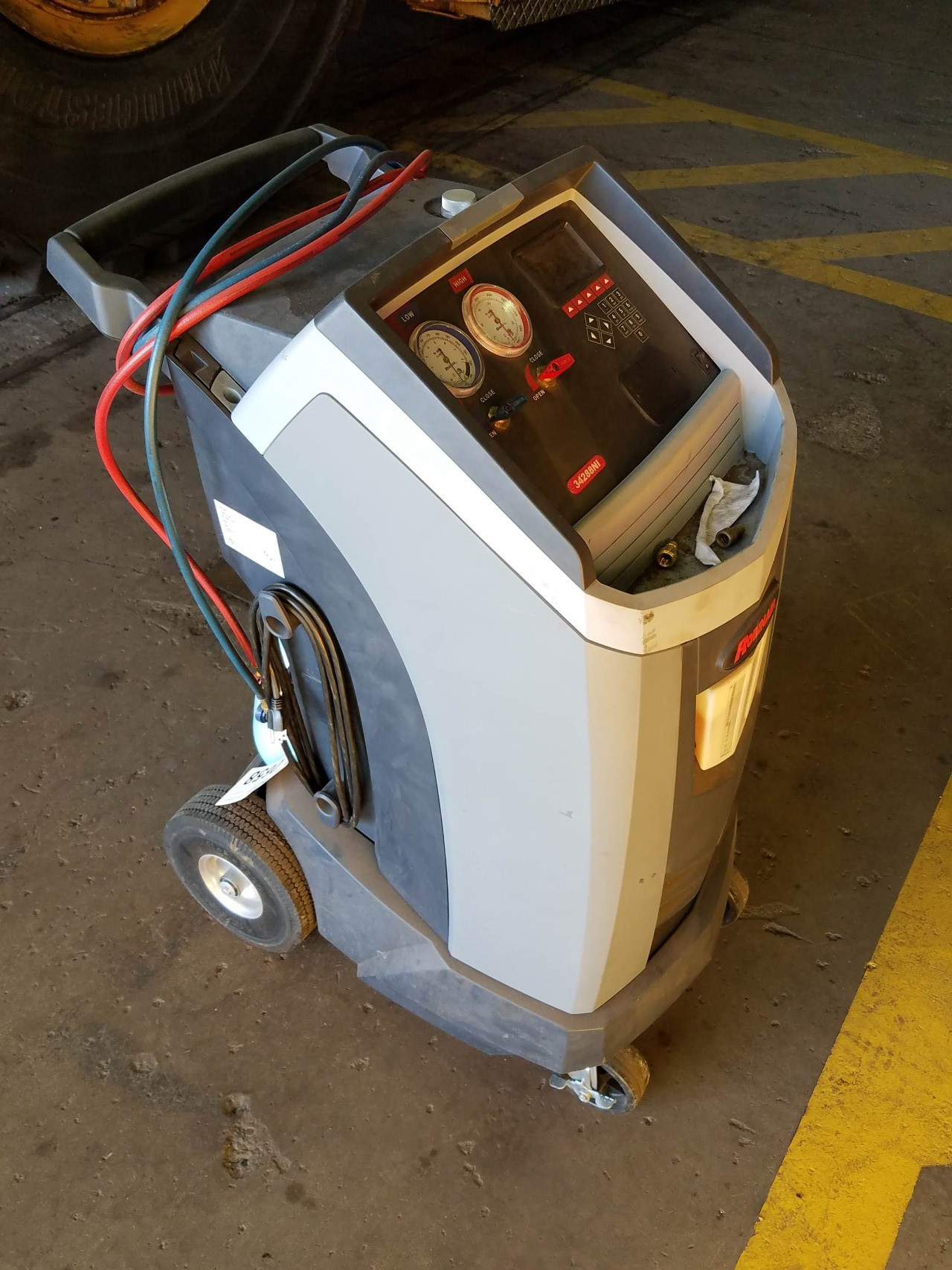 Refrigerant recovery/recycling/recharging unit, R-134a, 115V-AC