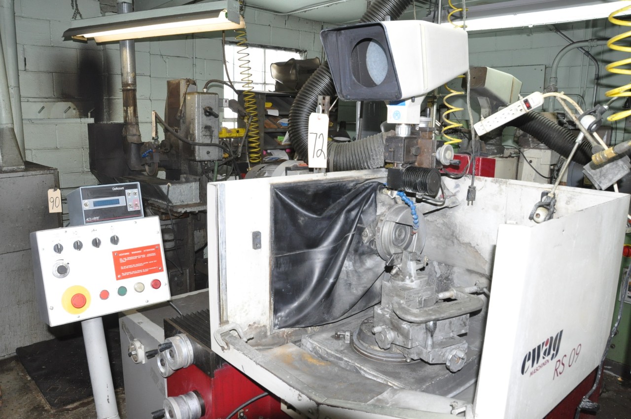EWAG MODEL RS-09, Swiss Radius and Tangent Grinding Machine, For Sale ...
