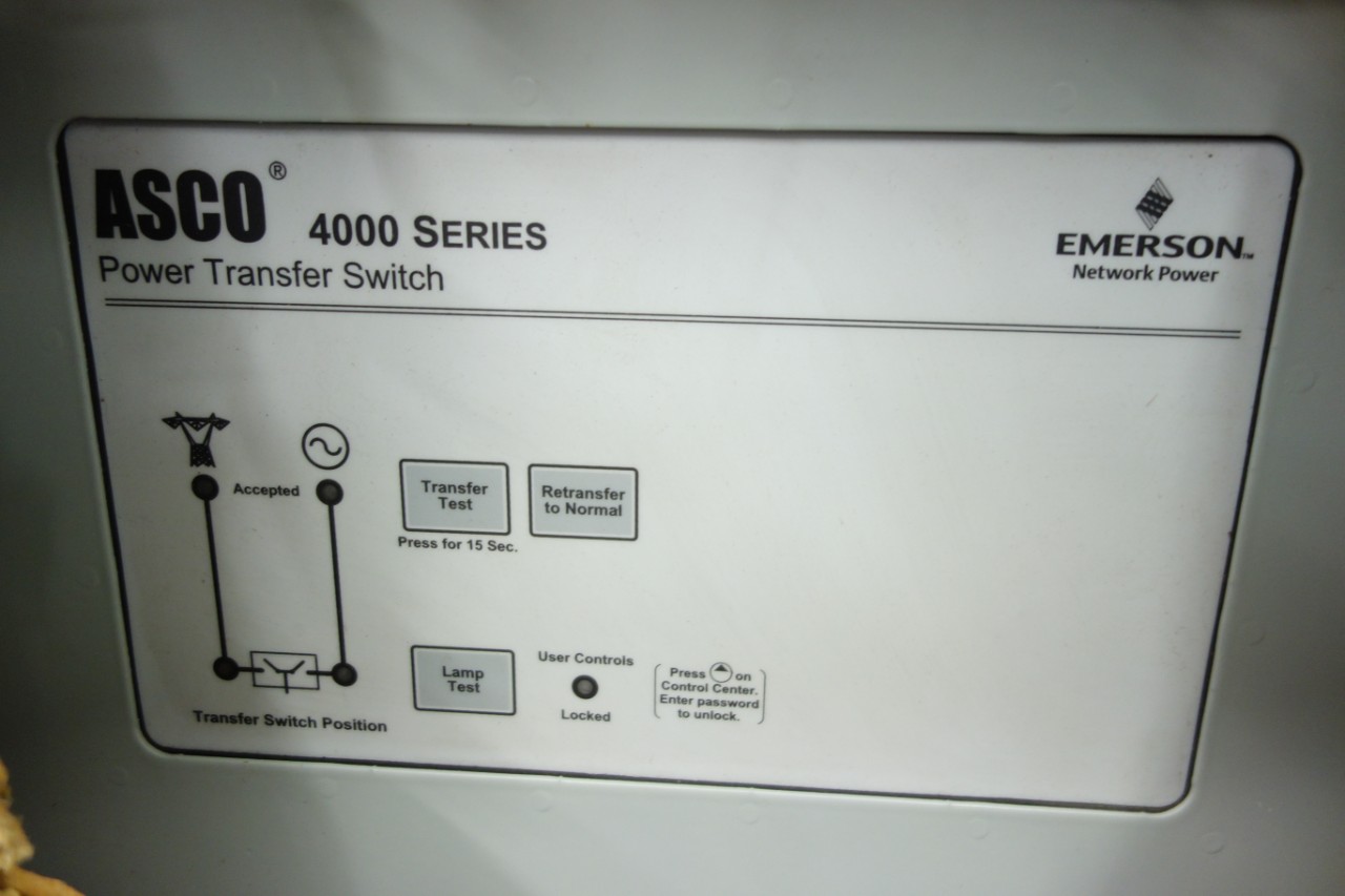 ASCO 4000 SERIES POWER TRANSFER SWITCH For Sale | Aucto