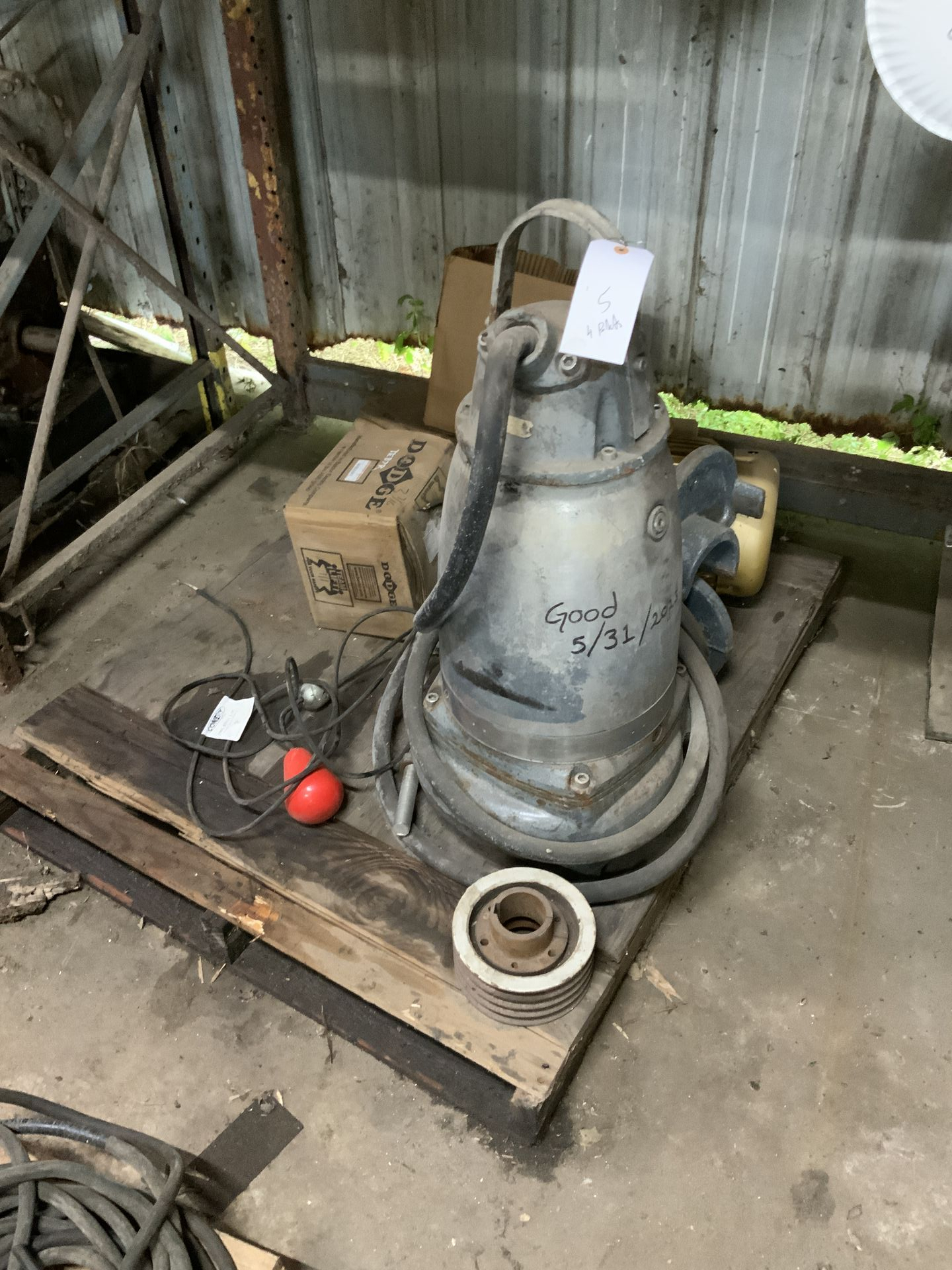 QTY 4 - PALLETS OF MOTORS, PUMPS