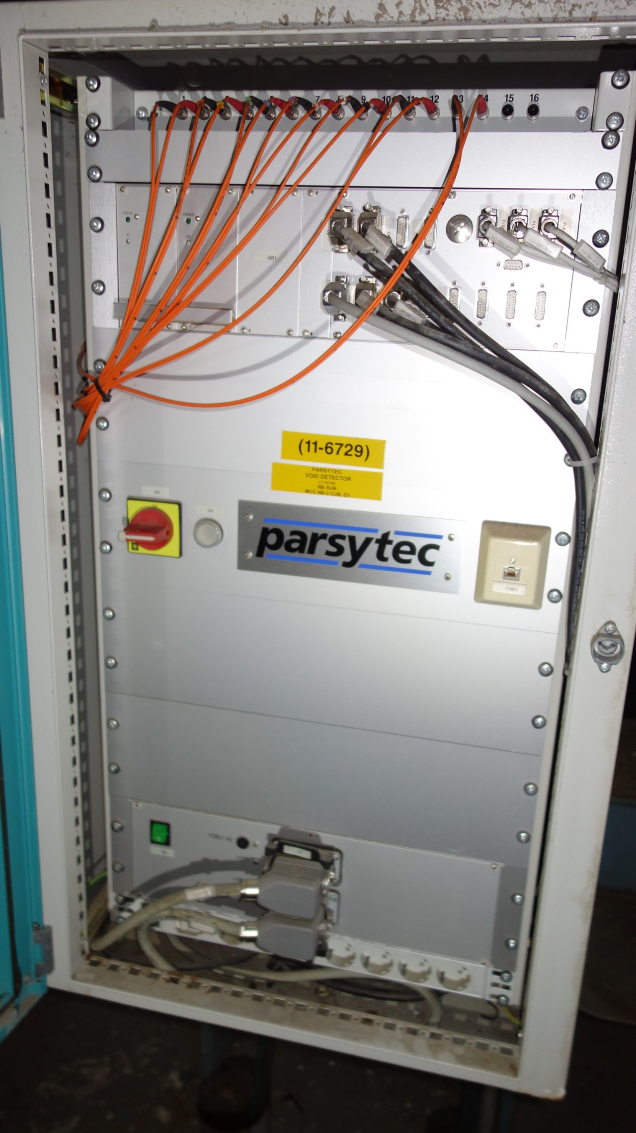 PARSYTEC VOID DETECTOR CONTROL CABINET