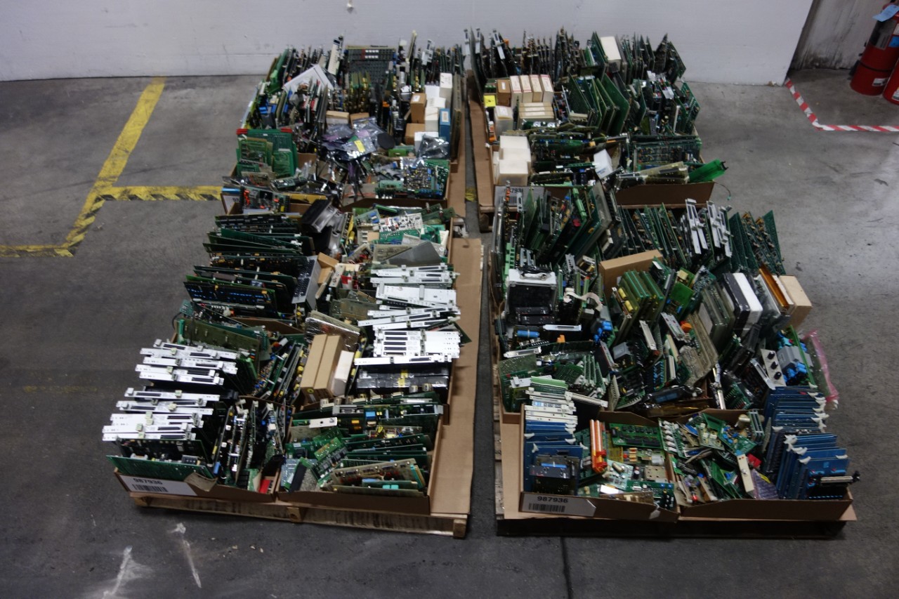 4 PALLETS OF ASSORTED PCB BOARDS