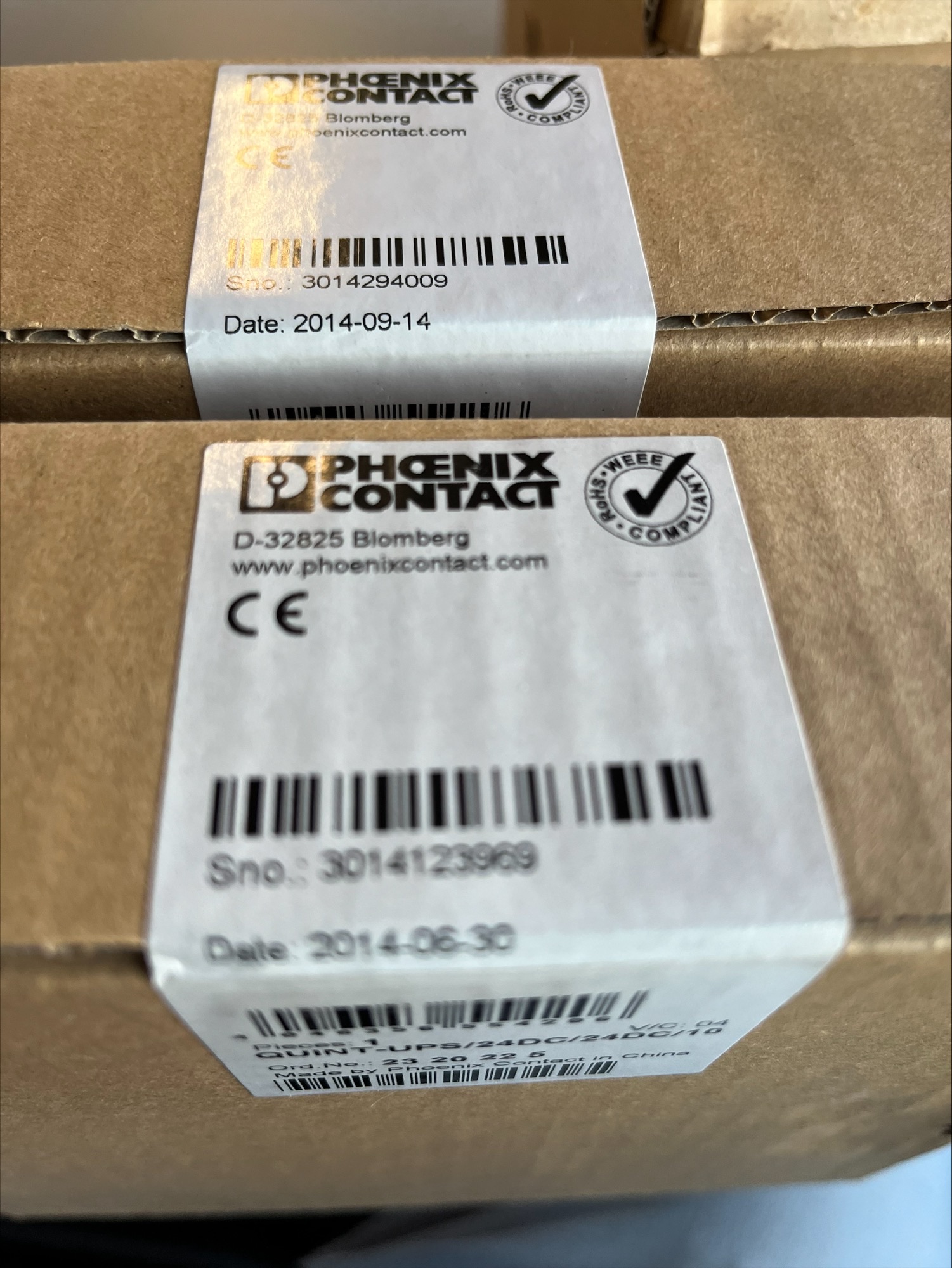 Bulk Lot of Phoenix Contact UPS QTY 12