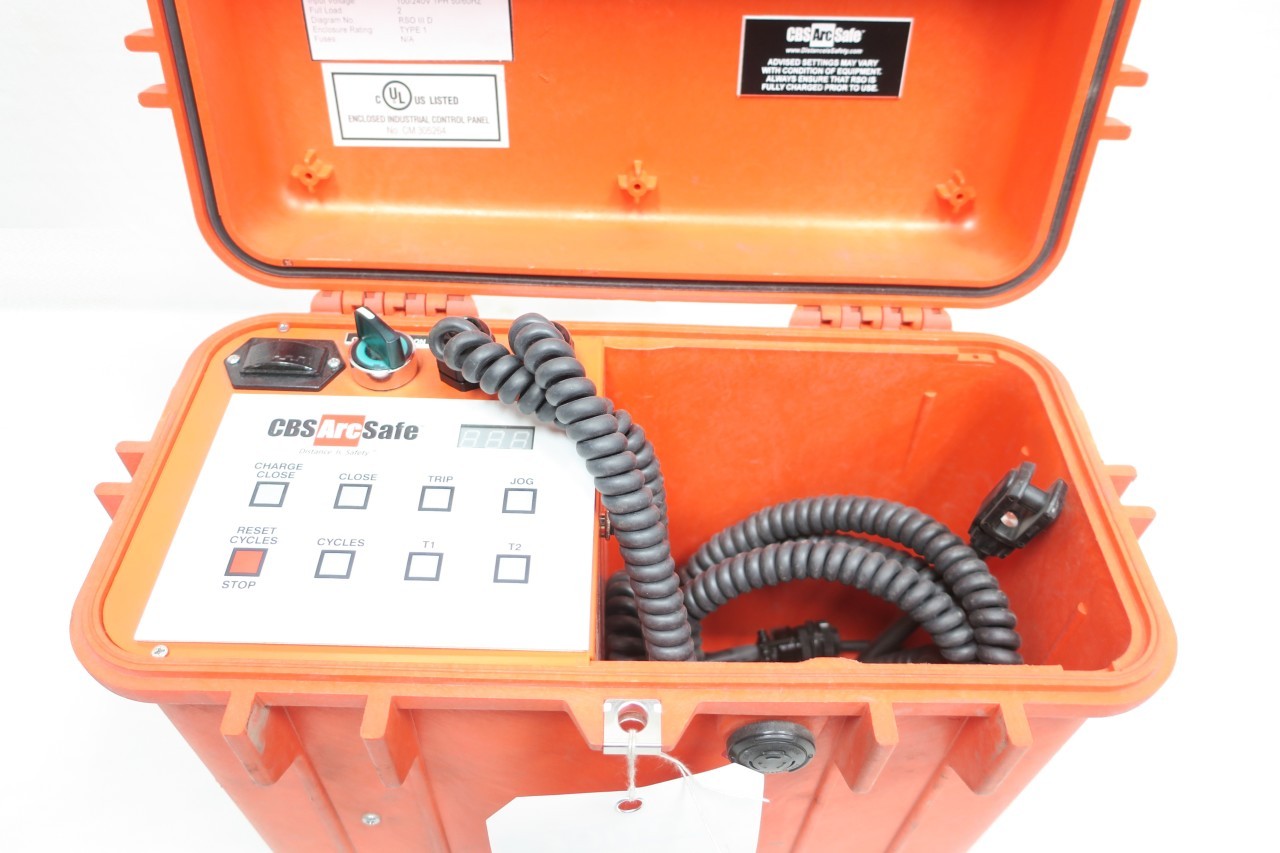 CBS ARCSAFE RSO III D REMOTE SWITCH OPERATOR TEST EQUIPMENT