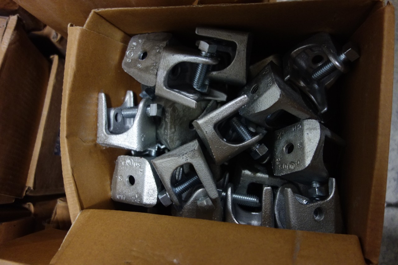 LOT OF EATON CONDUIT BEAM CLAMPS